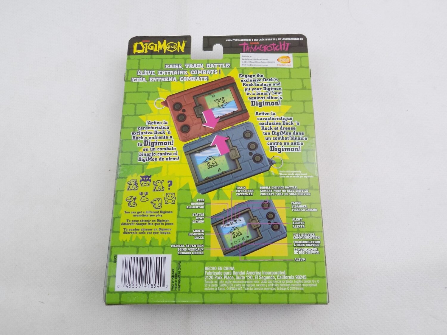 Brand New Bandai Digimon Tamagotchi Digivice Handheld Yellow ...