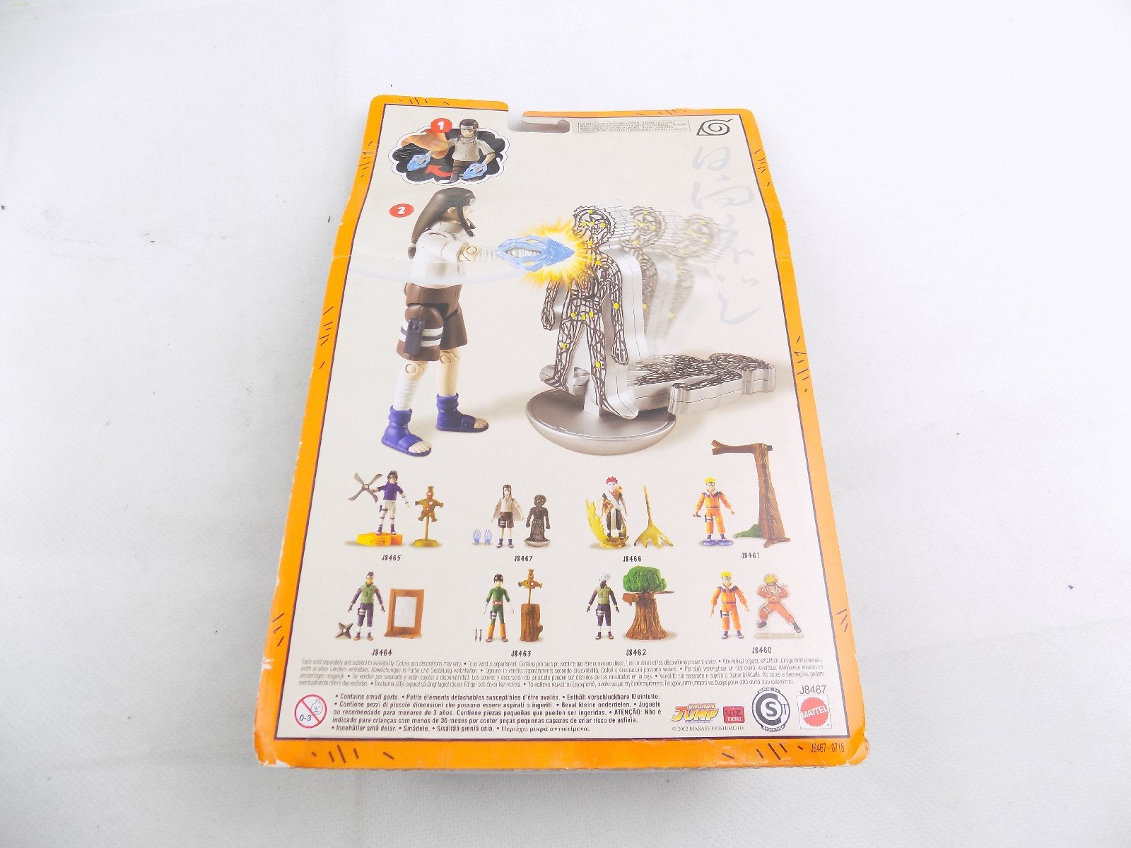 Brand New Mattel Naruto Chakra Point Attack Neji Hyuga Action Figure No ...