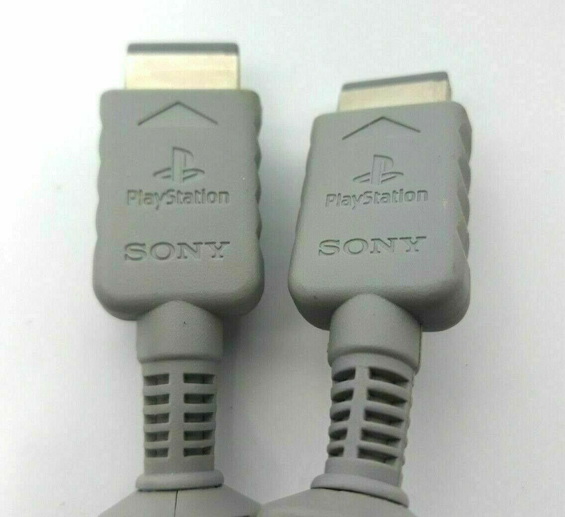 Genuine Sony PlayStation 1 Serial Link Cable - Console System Link Up ...
