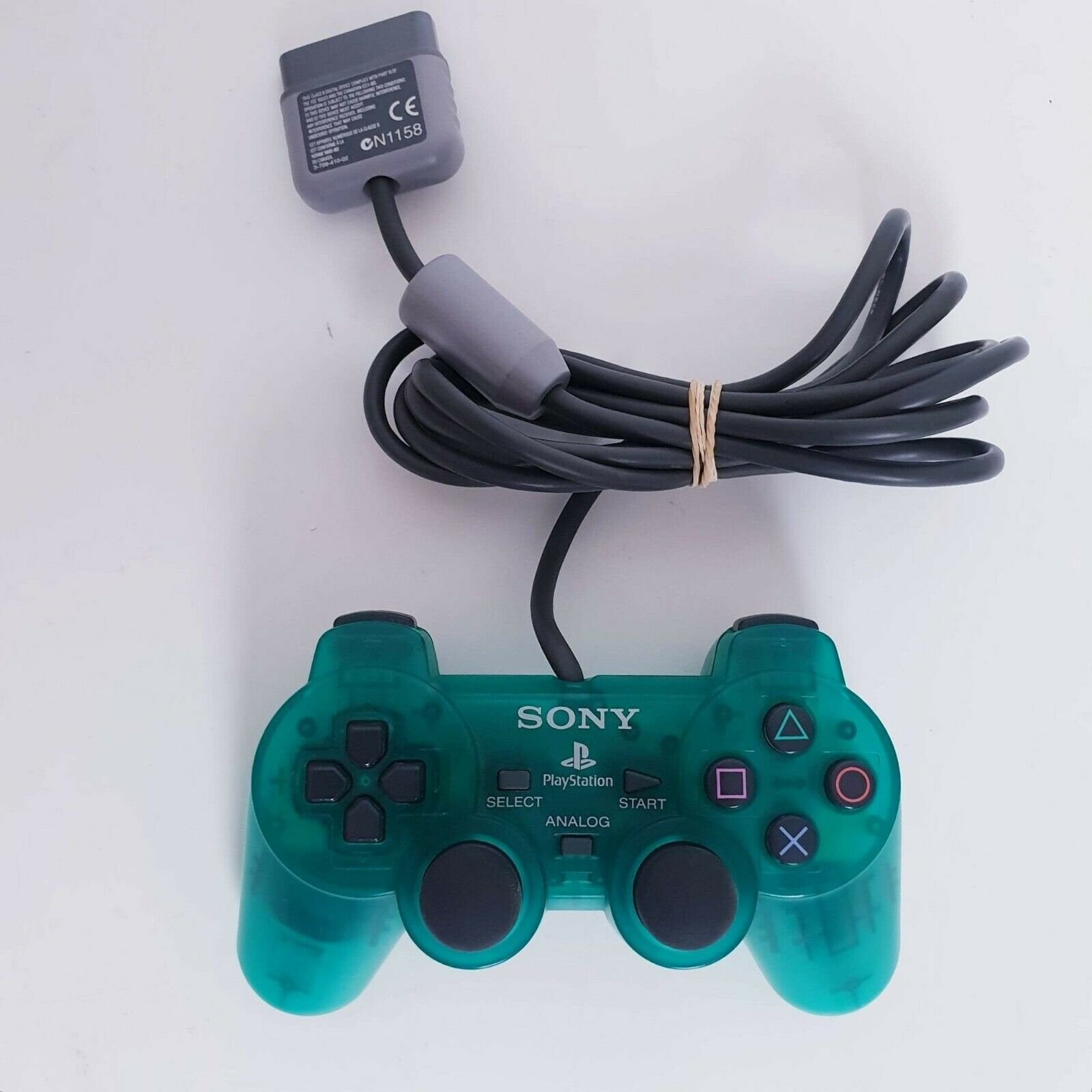 Genuine Playstation 1 PsOne Clear Green Controller Ps1 Controller Free ...