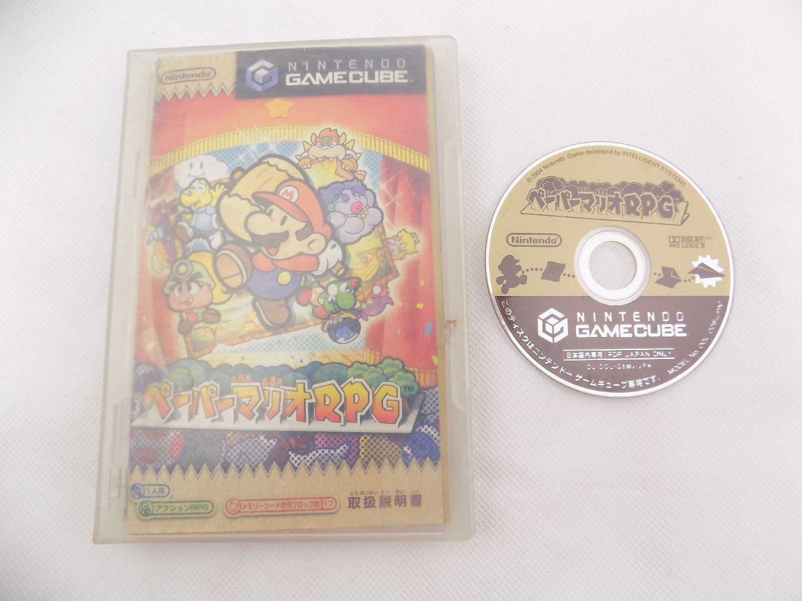 Mint Disc Nintendo Gamecube Paper Mario RPG Japanese Free Postage ...