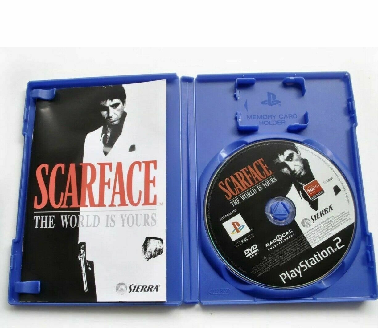 Mint Disc Playstation 2 Ps2 Scarface The World is Yours Collector’s ...