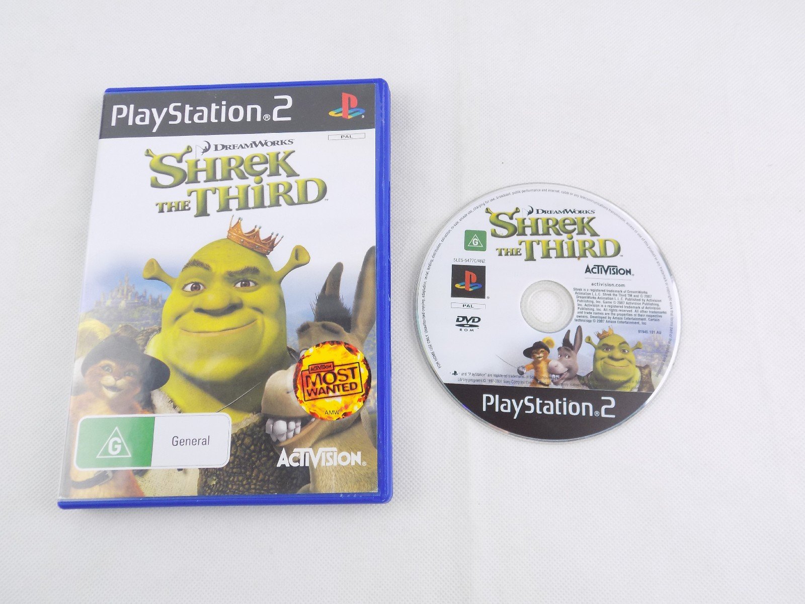 Mint Disc Playstation 2 Ps2 Shrek The Third - No Manual - Starboard Games