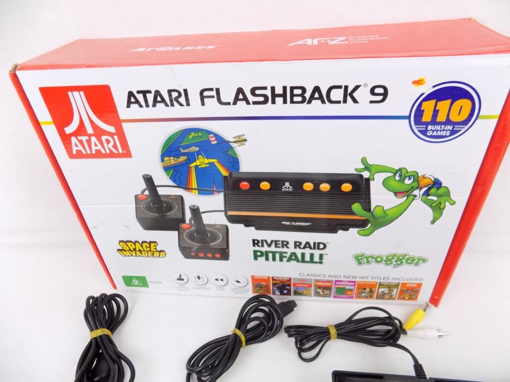 Like New Boxed Atari Flashback 9 - 110 Built in Games Atari MINI 9 ...