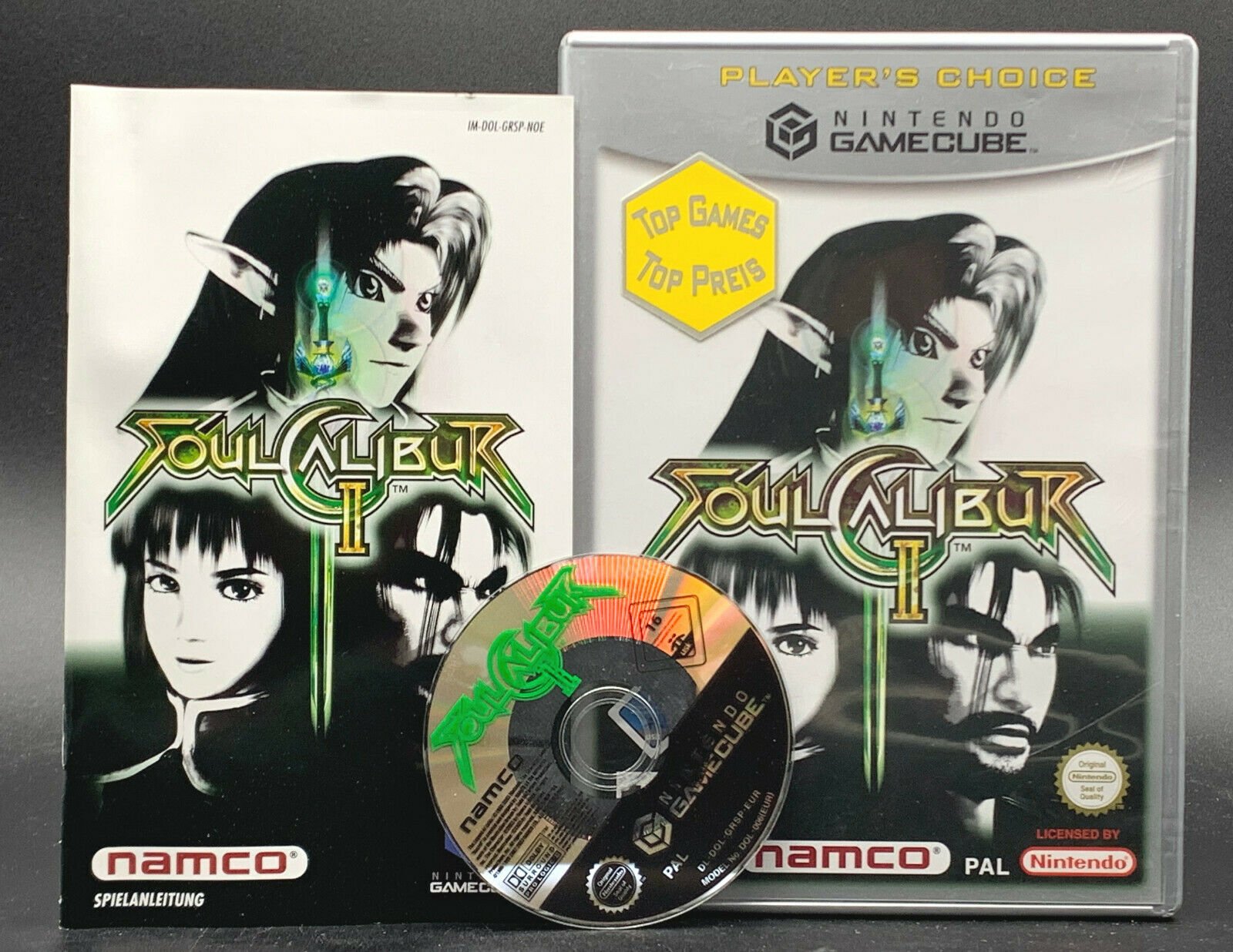 Mint Disc Nintendo Gamecube Soul Calibur II 2 - Inc Manual - Starboard ...