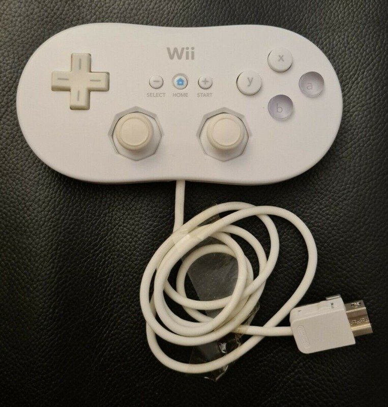 Nintendo Wii Genuine Pro Classic Controller Gamepad Joypad Remote Video ...
