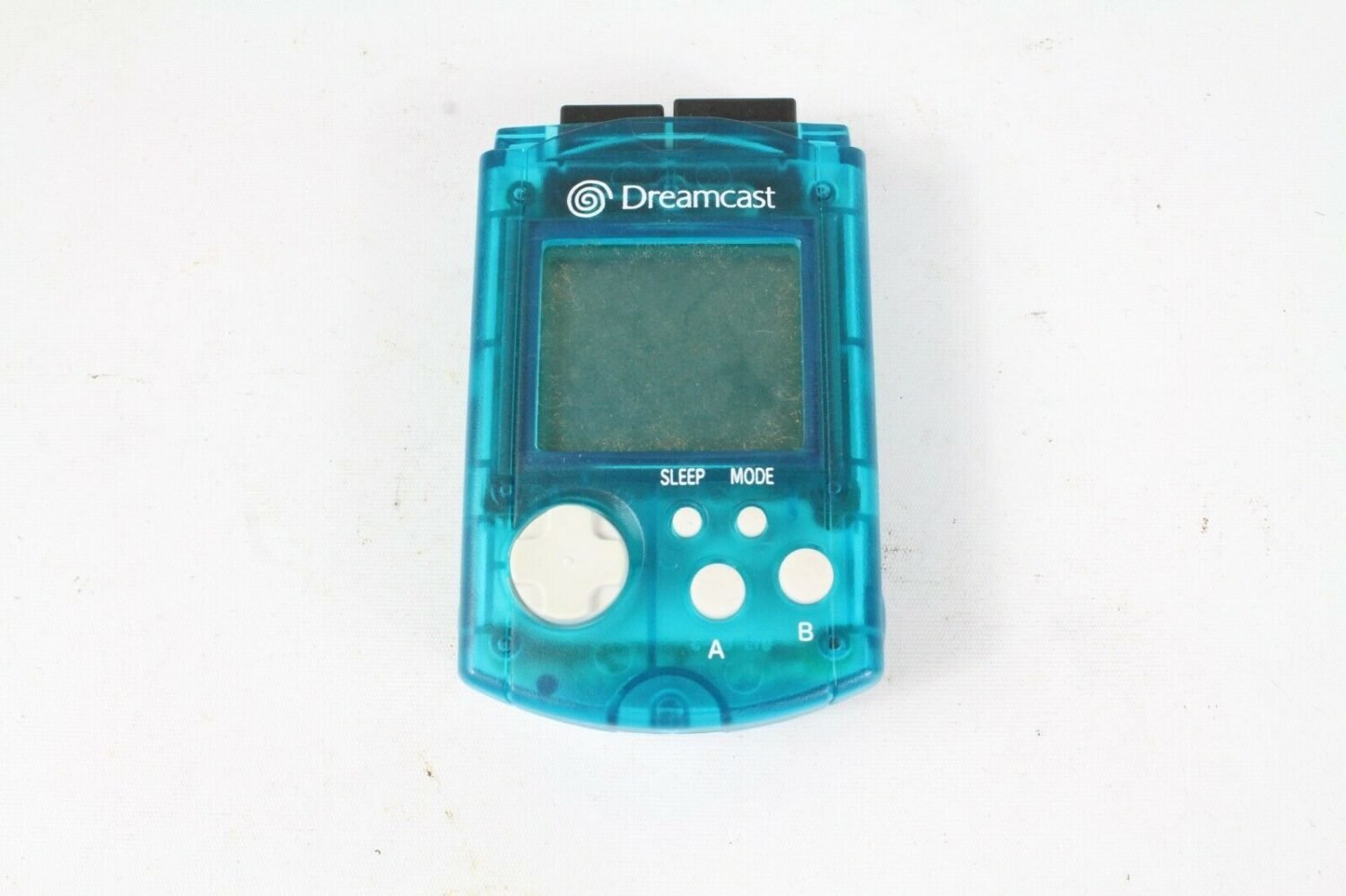 Genuine SEGA Dreamcast DC Clear Aqua Blue Visual Memory Card VMU HKT ...