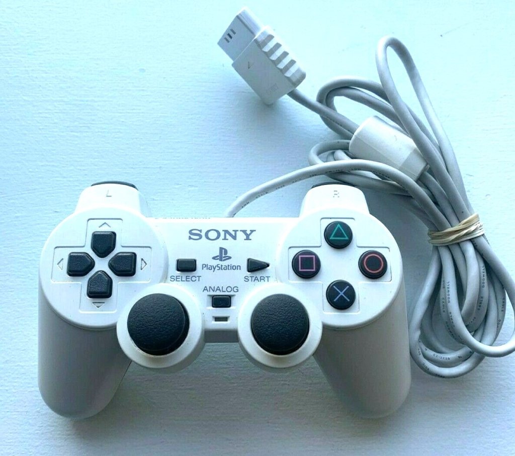 Genuine White Playstation 2 Controller Ps2 Controller - Starboard Games