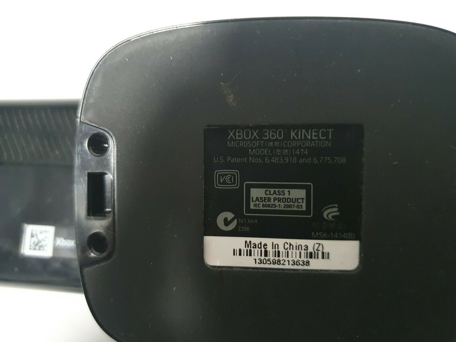 Black Genuine Microsoft Xbox 360 Kinect Sensor Bar Camera - Starboard Games