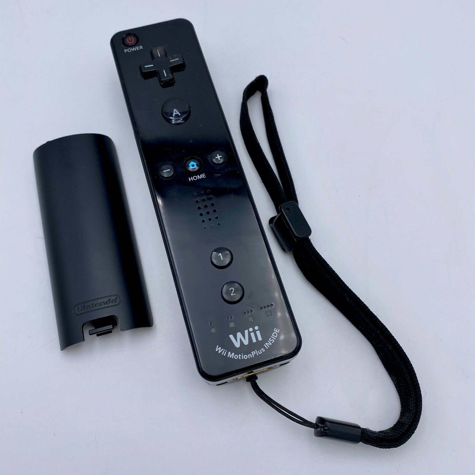 Like New Genuine Nintendo Wii U / Wii Motion Plus Black Controller ...