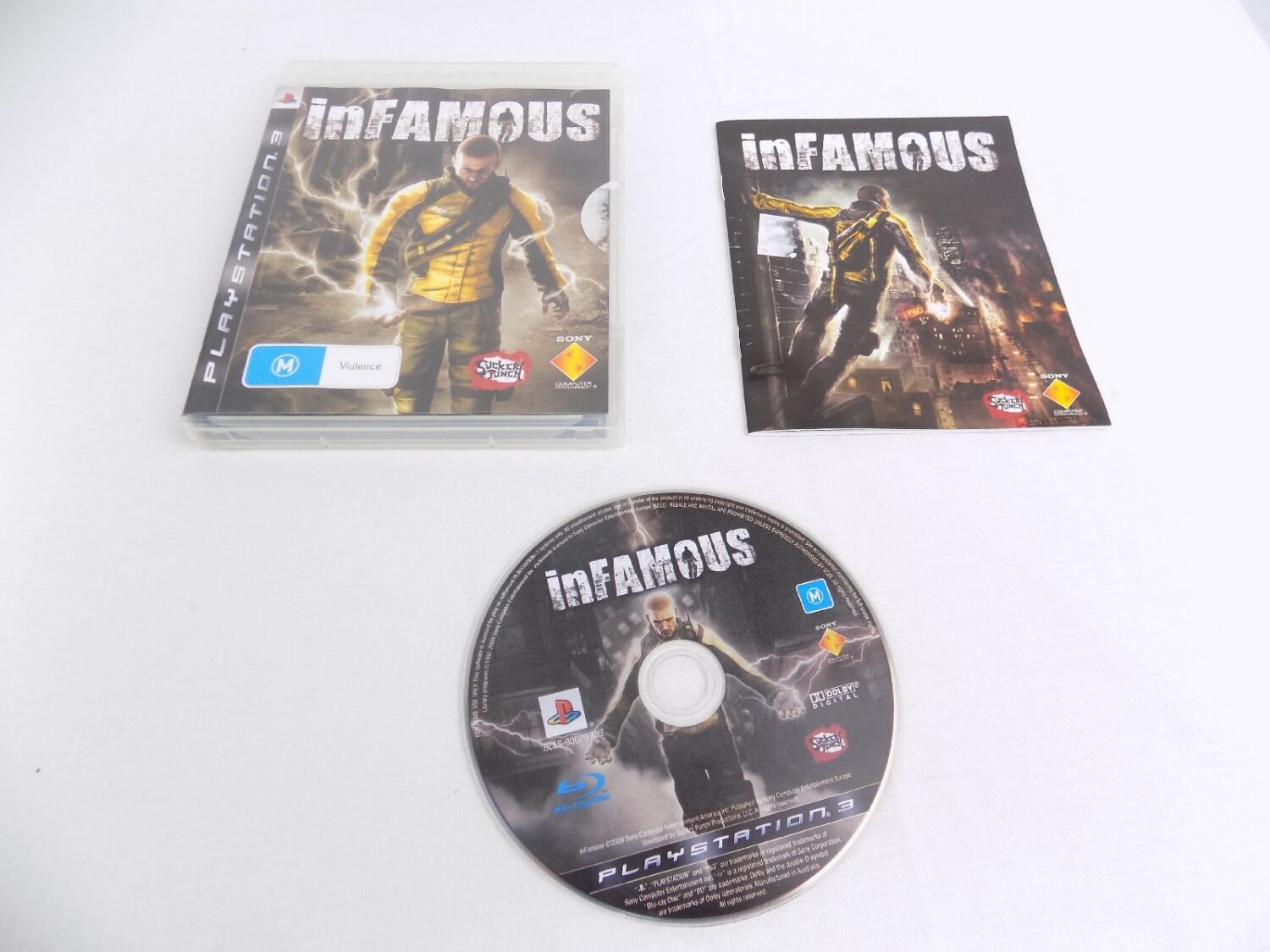 Mint Disc Playstation 3 Ps3 inFAMOUS 1 I First - Starboard Games