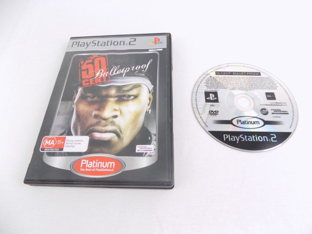 Mint Disc Playstation 2 Ps2 50 Cent Bulletproof No Manual - Starboard Games