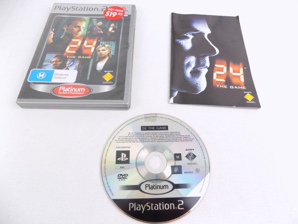 Mint Disc Playstation 2 Ps2 Platinum 24 The Game - Starboard Games