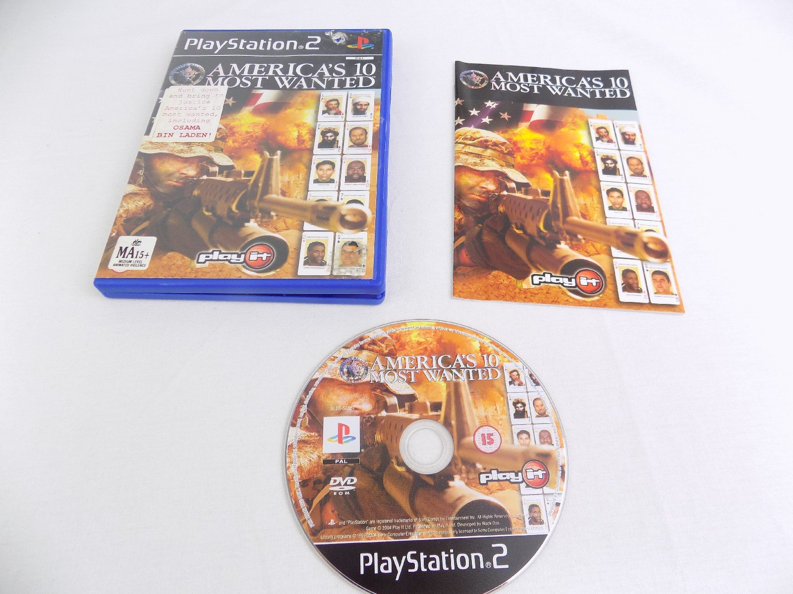 Mint Disc Playstation 2 Ps2 America's 10 Most Wanted Free Postage ...