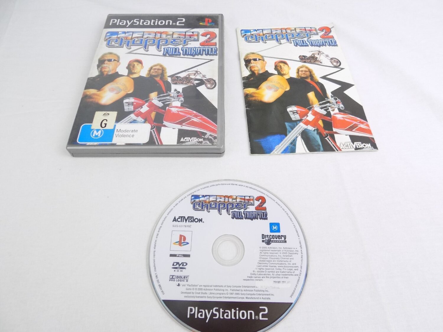 Mint Disc Playstation 2 Ps2 American Chopper 2 II - Inc Manual ...