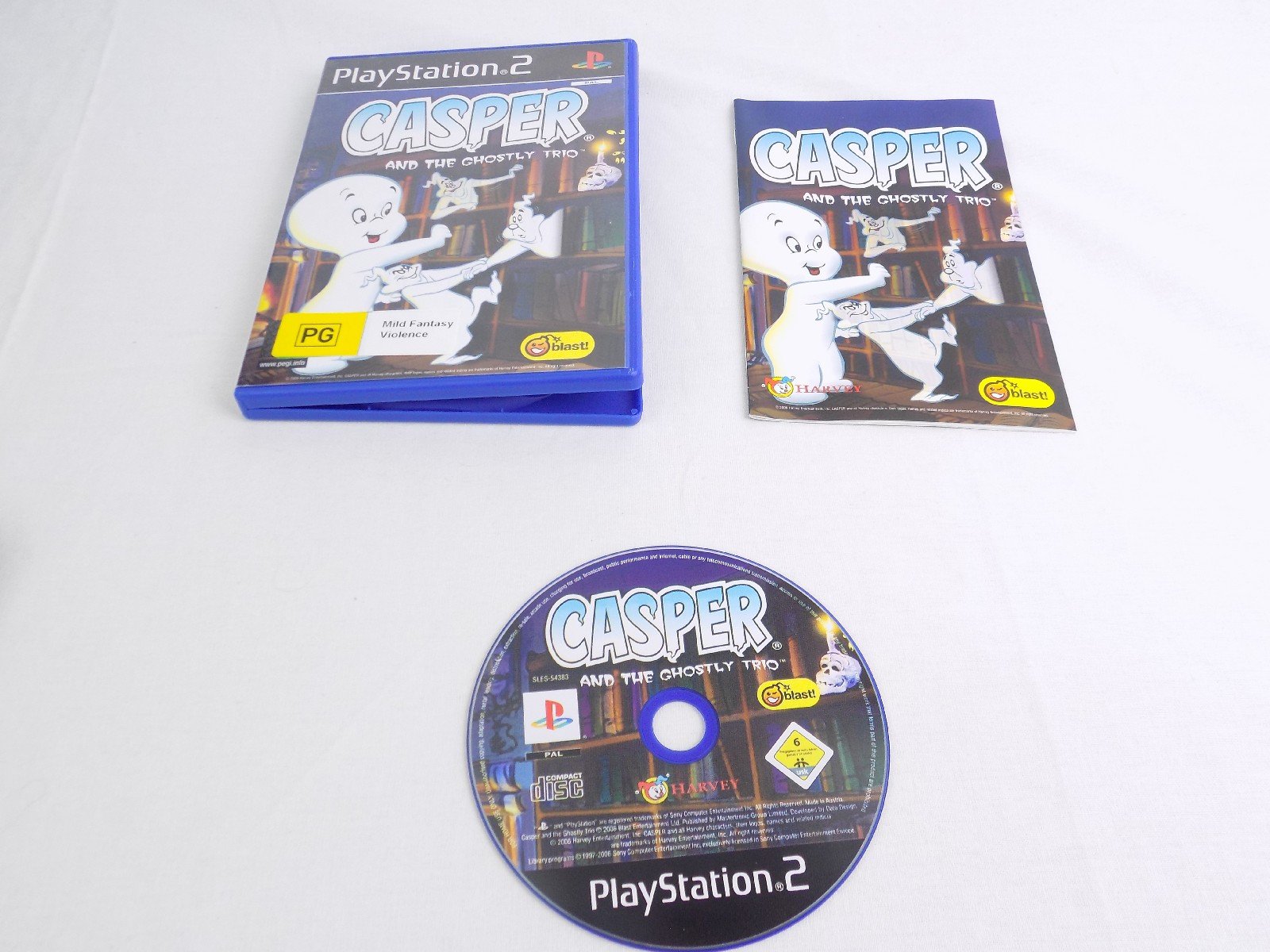 Mint Disc Playstation 2 Ps2 Casper And The Ghostly Trio Free Postage ...
