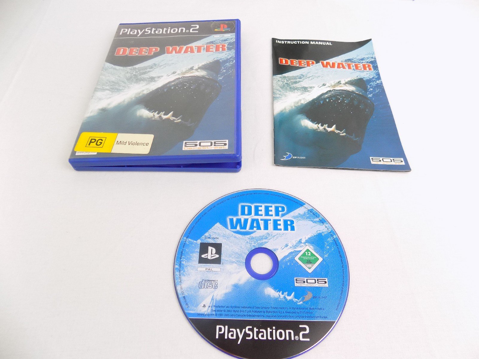 Mint Disc Playstation 2 Ps2 Deep Water - Starboard Games
