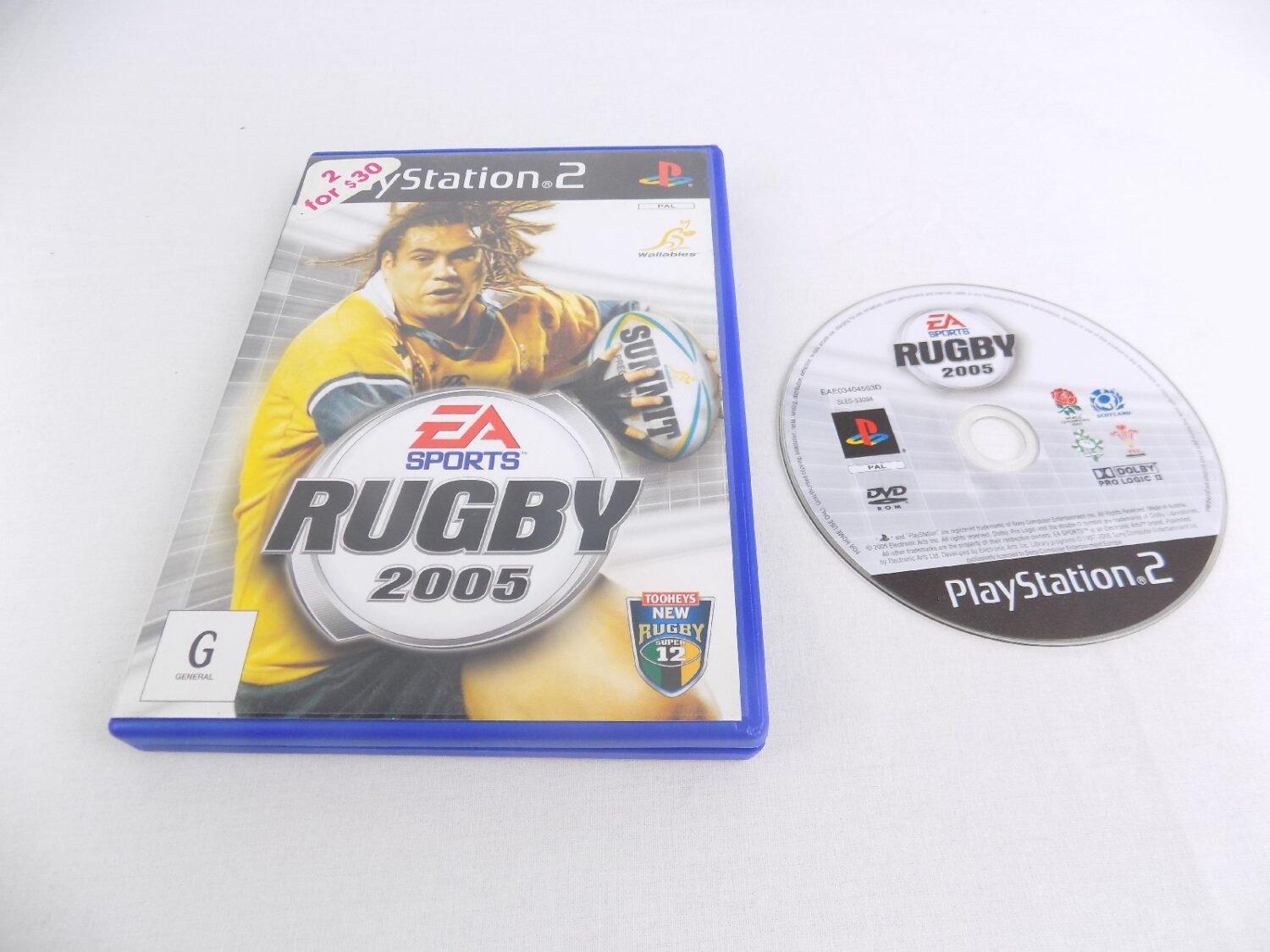 Mint Disc Playstation 2 Ps2 EA Sports Rugby 2005 05 Free Postage ...