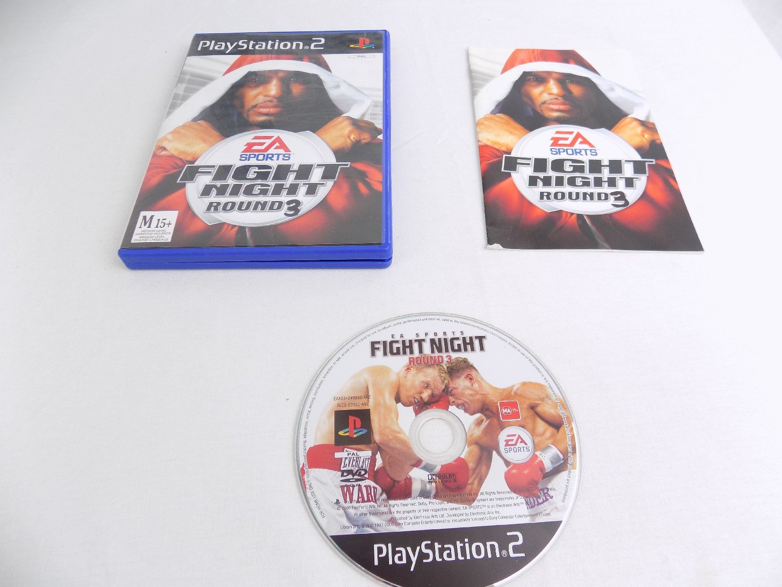 Mint Disc Playstation 2 Ps2 Fight Night Round 2 II Free Postage ...