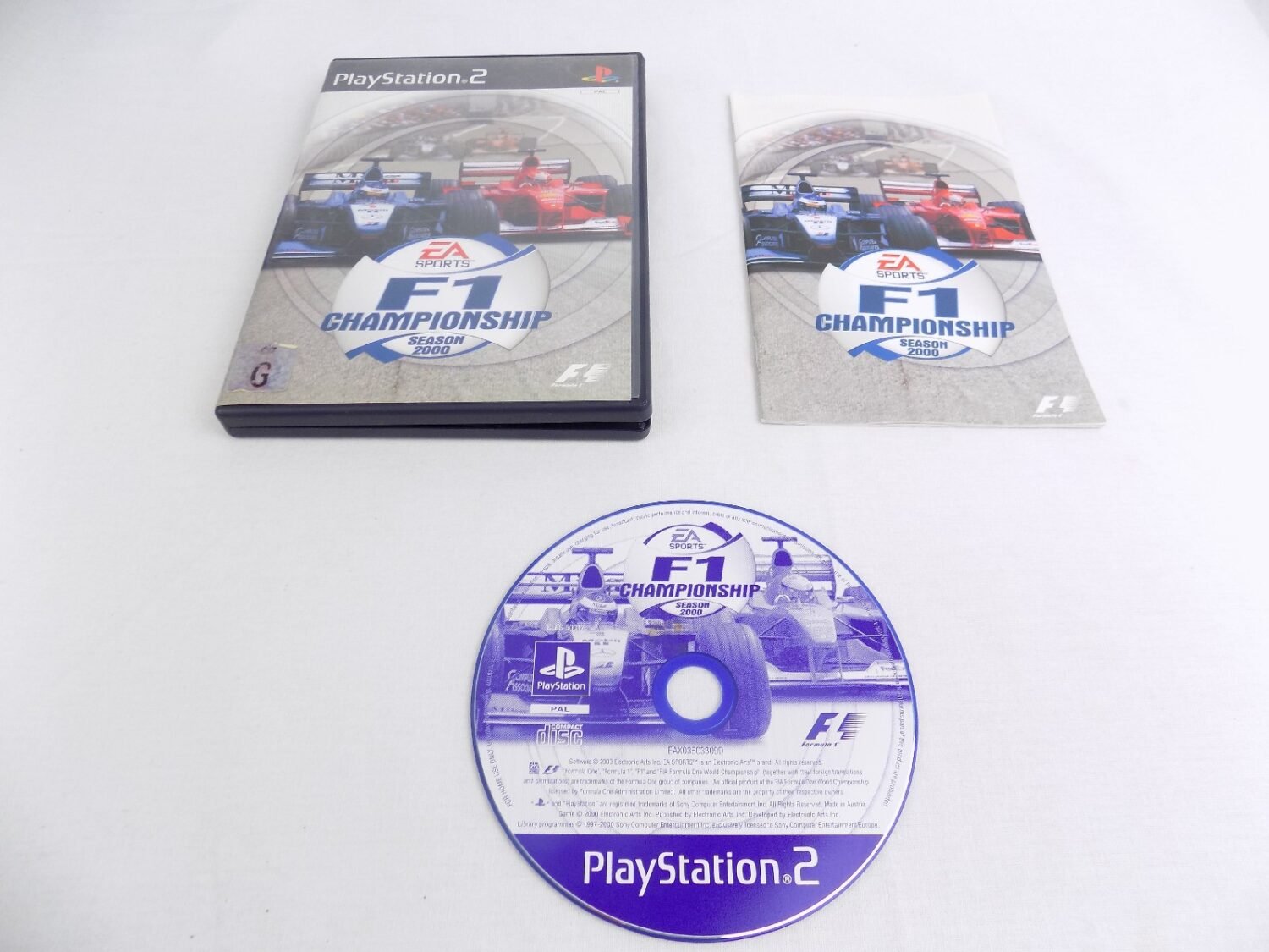 Mint Disc Playstation 2 Ps2 F1 Championship Season 2000 Free Postage ...