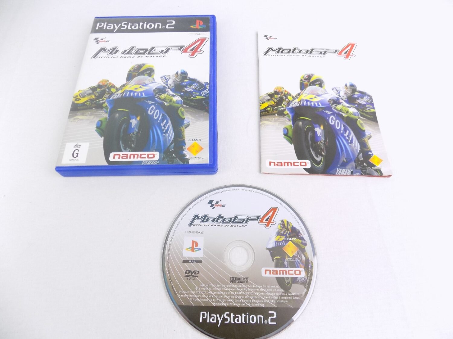 Mint Disc Playstation 2 Ps2 MotoGP 4 Moto GP 4 IV Free Postage ...