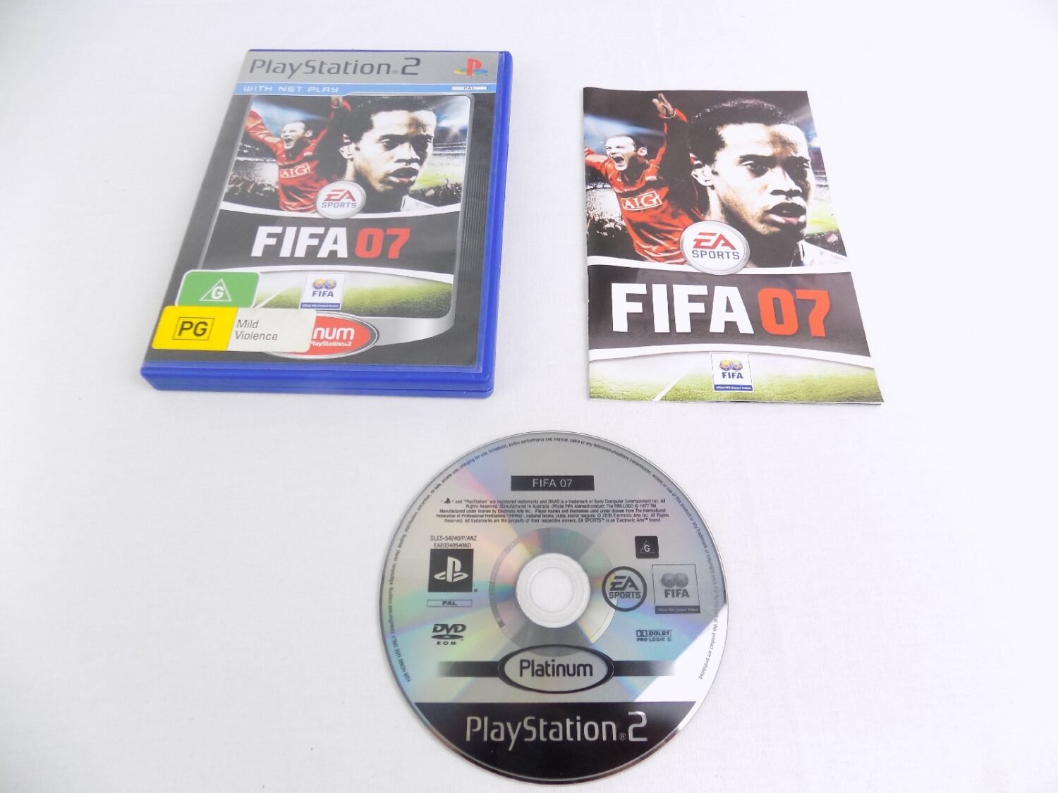 Mint Disc Playstation 2 Ps2 Platinum FIFA 07 2007 2k07 - Starboard Games