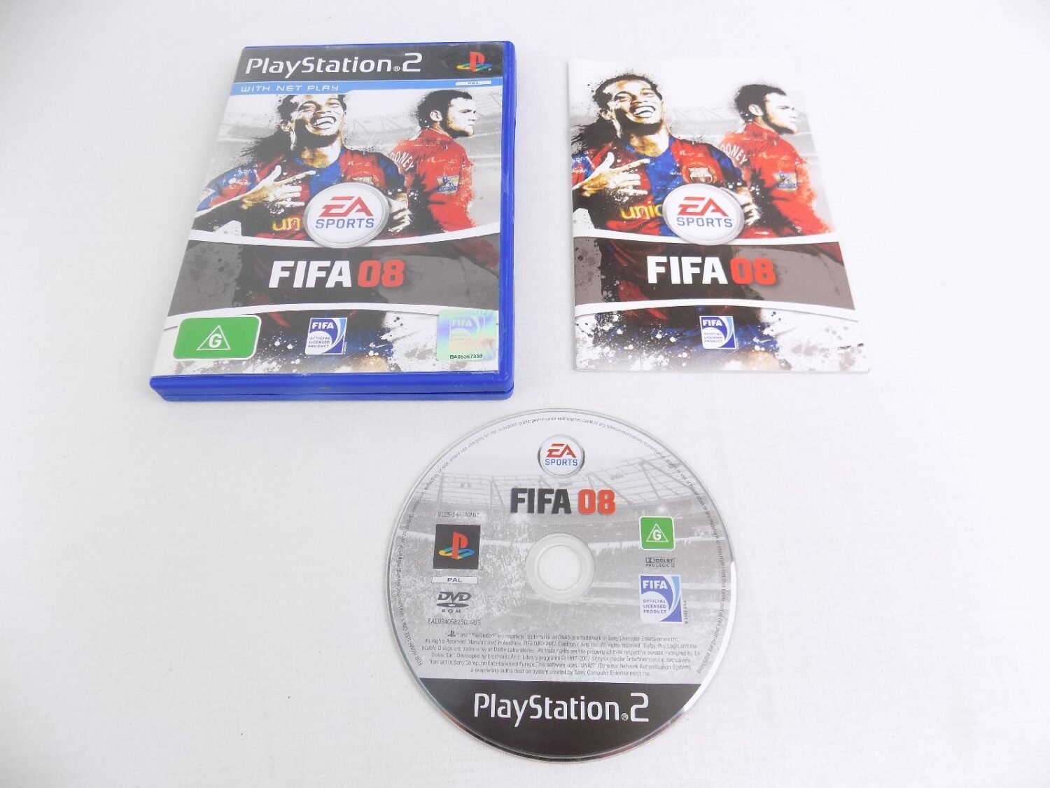 Mint Disc Playstation 2 Ps2 FIFA 08 2008 2k08 - Starboard Games