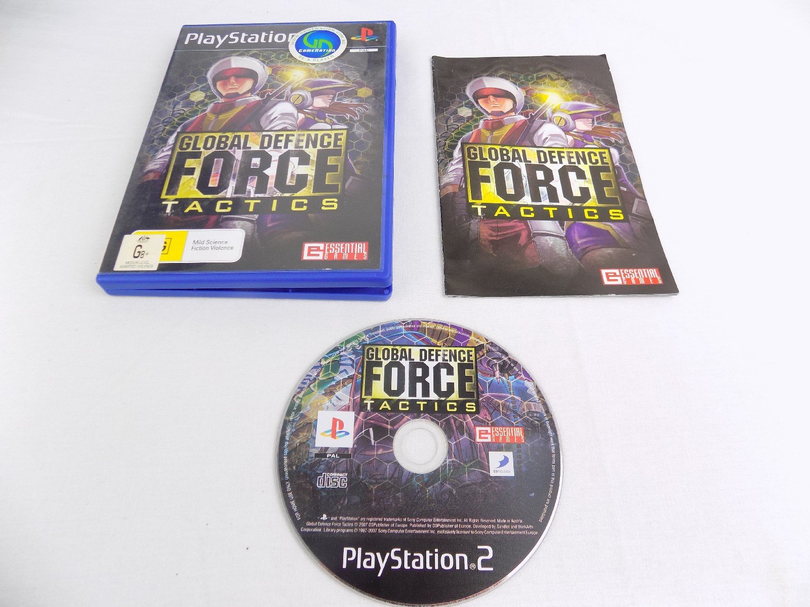 Mint Disc Playstation 2 Ps2 Global Defence Force Tactics - Starboard Games