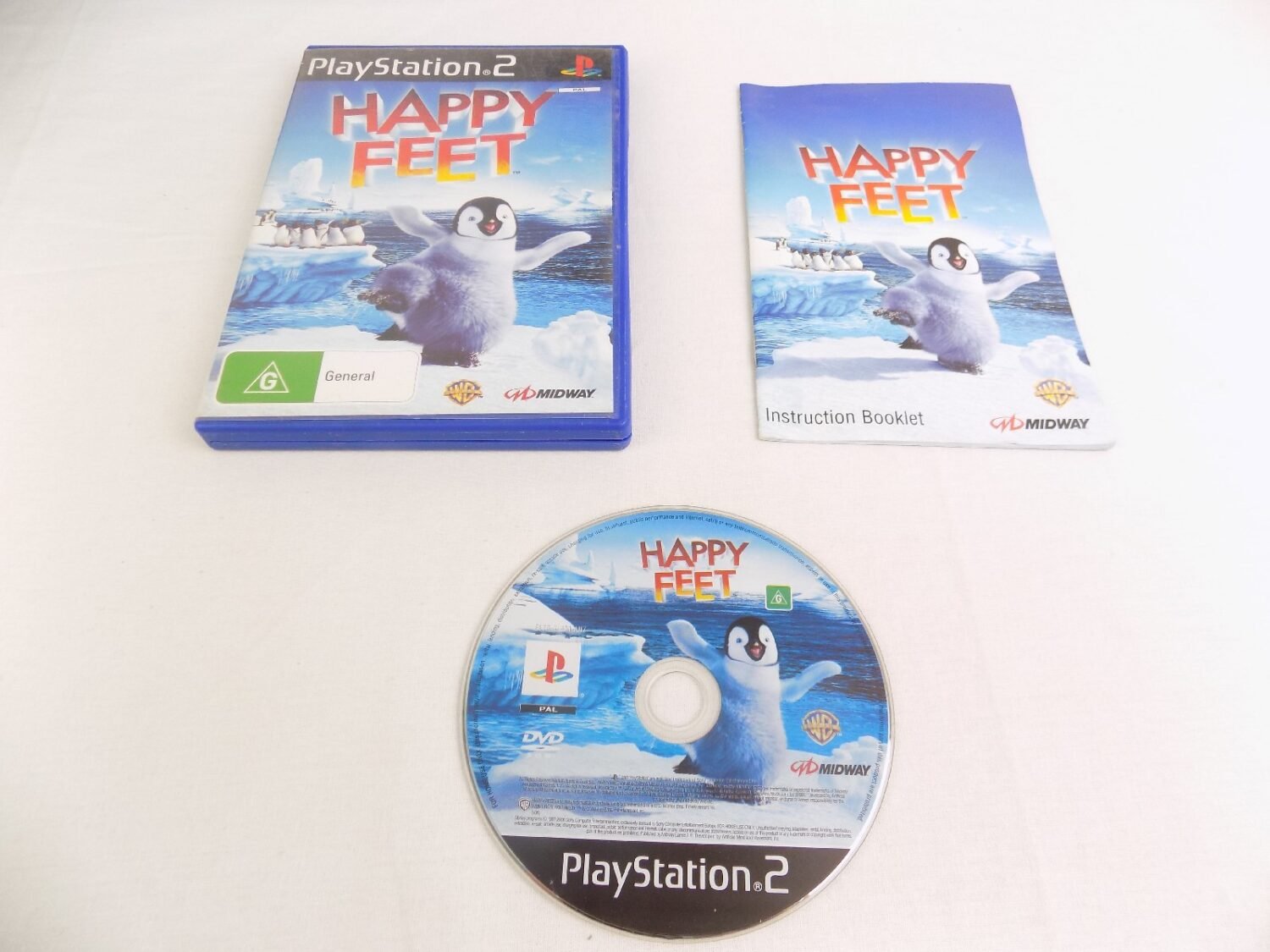Mint Disc Playstation 2 Ps2 Happy Feet - Inc Manual - Starboard Games