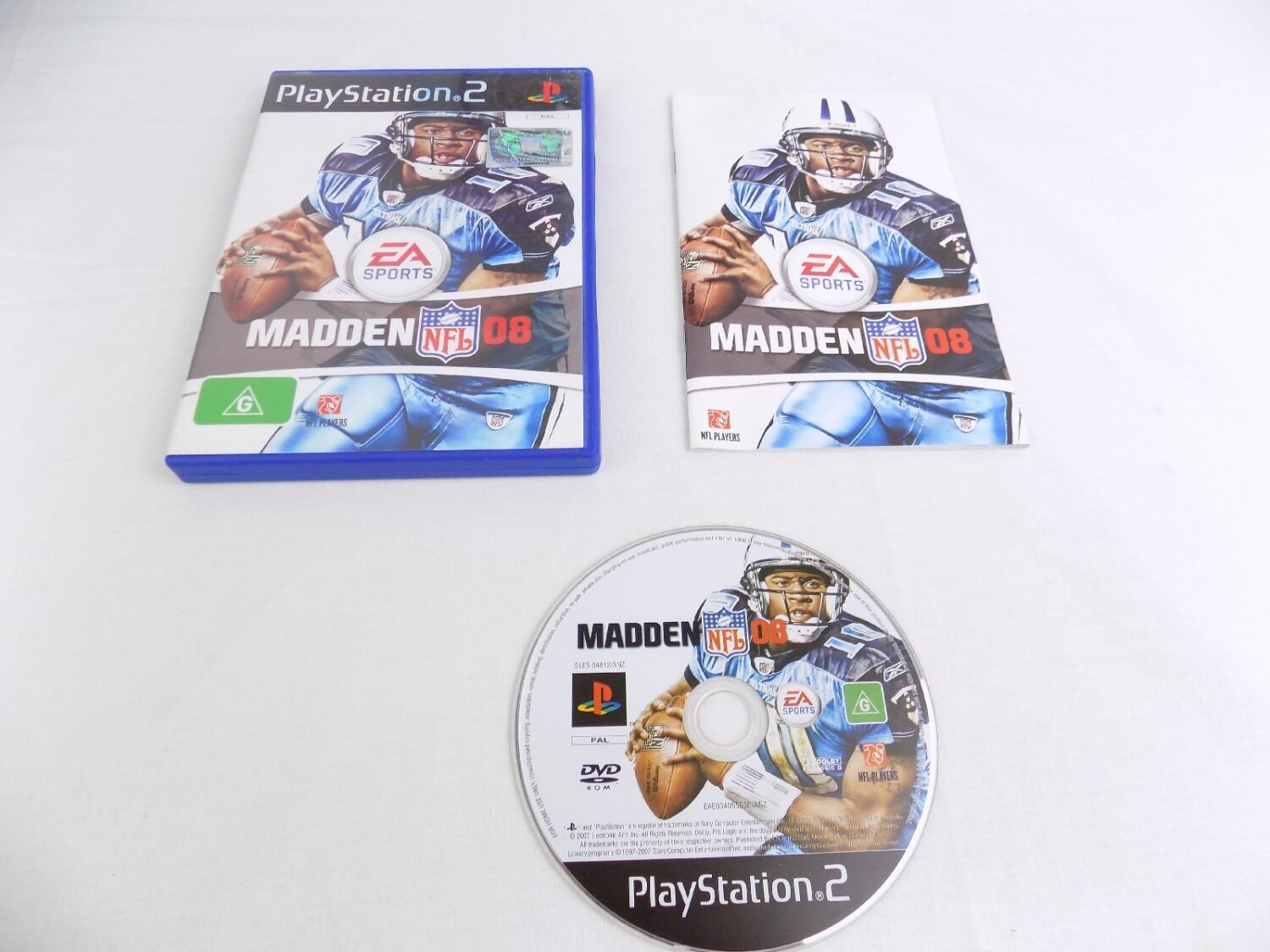 Mint Disc Playstation 2 Ps2 Madden NFL 08 2008 - Starboard Games