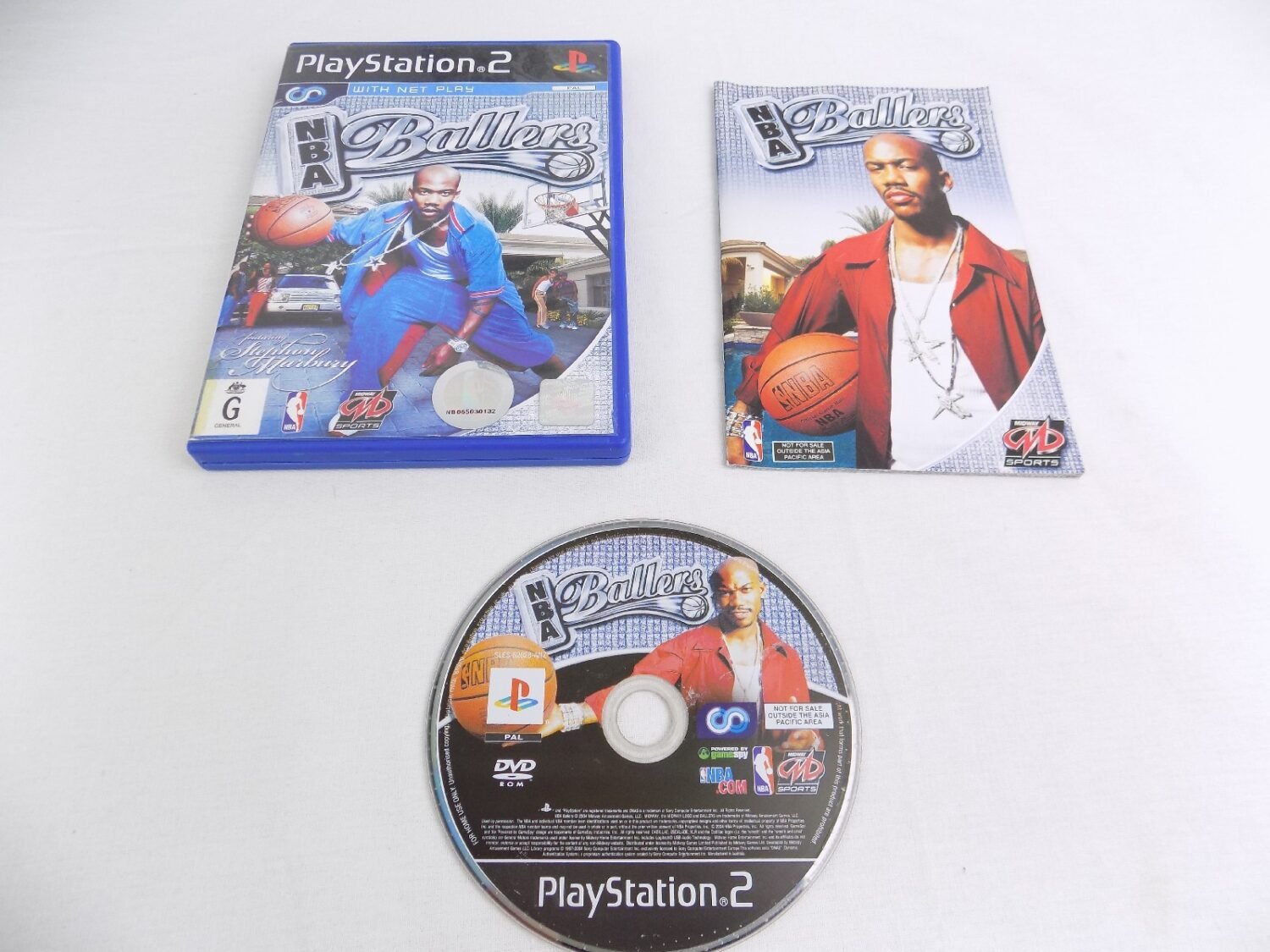 Mint Disc Playstation 2 Ps2 NBA Ballers - Starboard Games