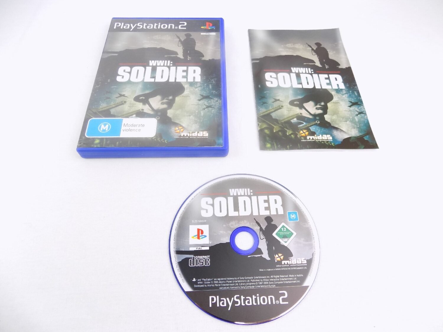 Mint Disc Playstation 2 Ps2 WWII Soldier - Starboard Games
