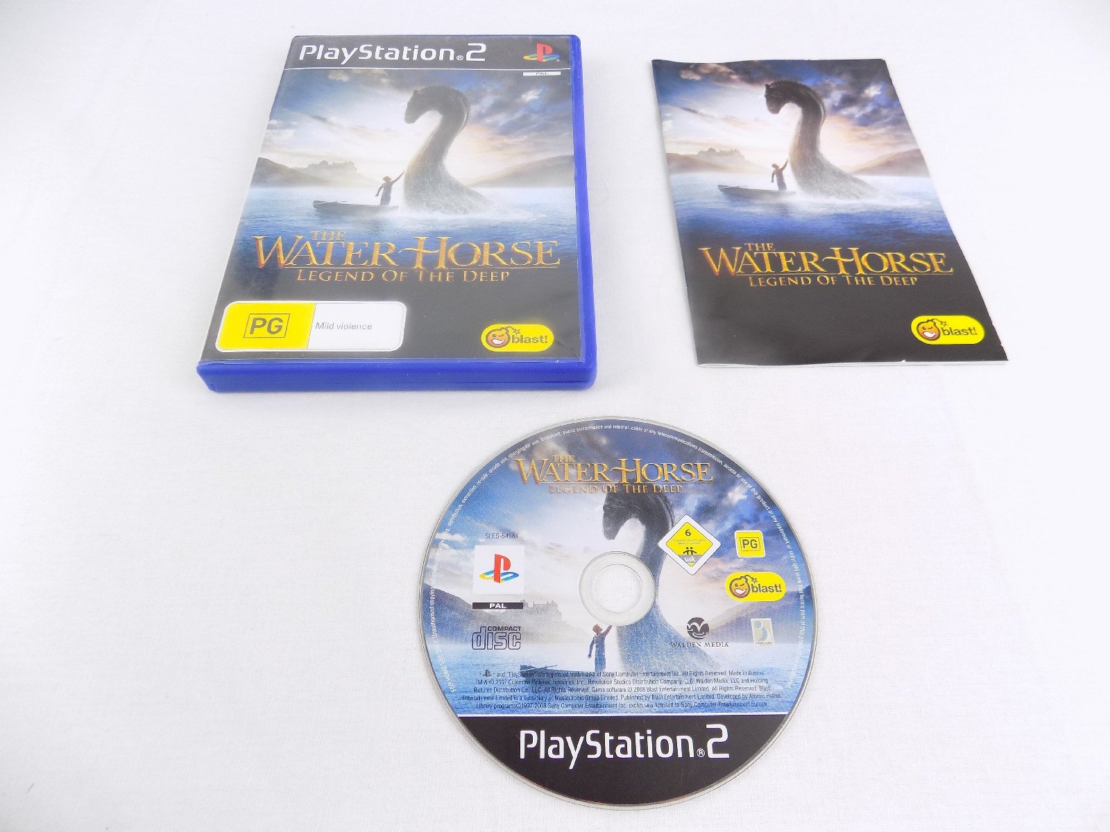Mint Disc Playstation 2 Ps2 The Water Horse Legend of the Deep ...