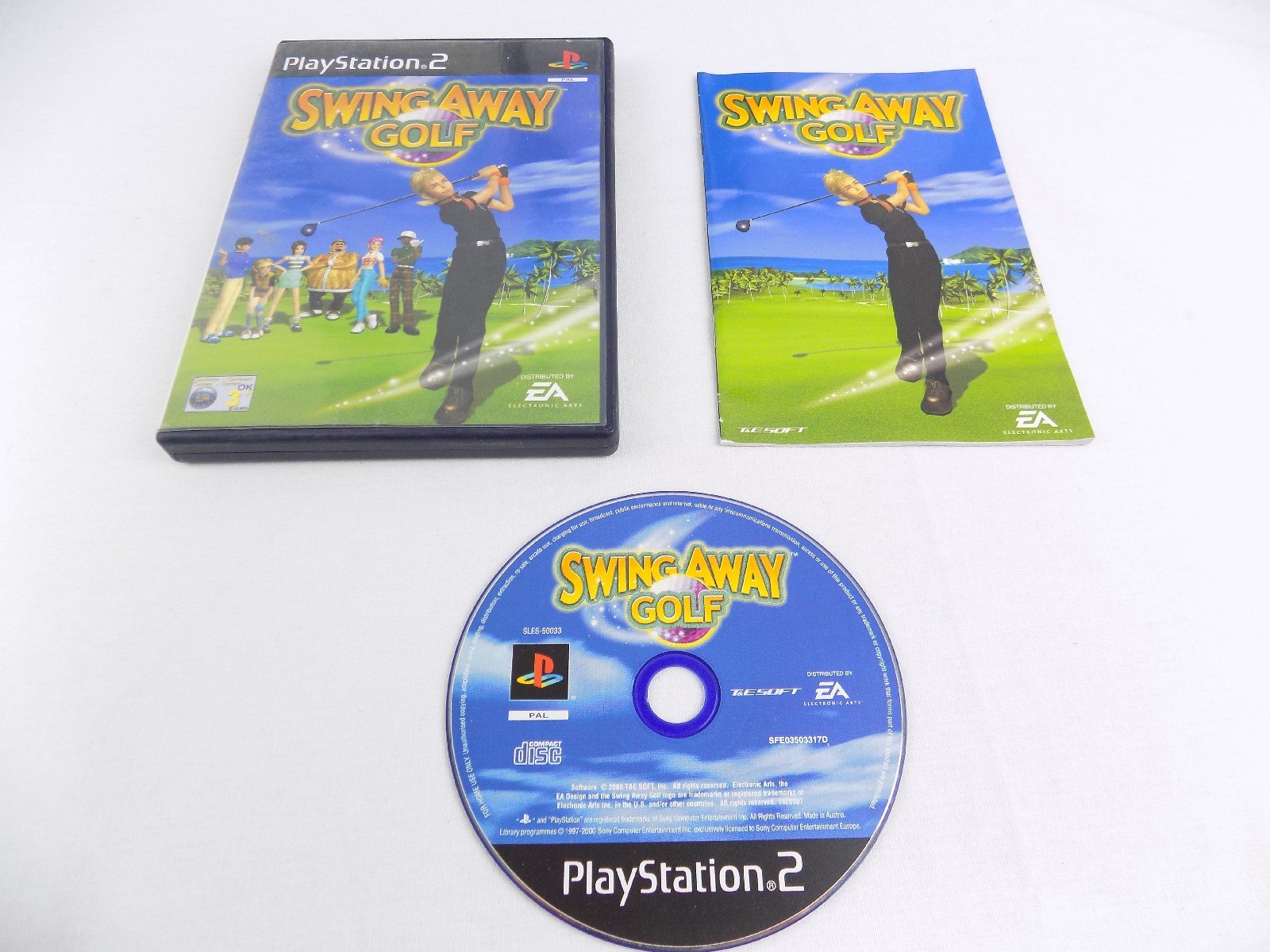 Mint Disc Playstation 2 Ps2 Swing Away Golf - Starboard Games