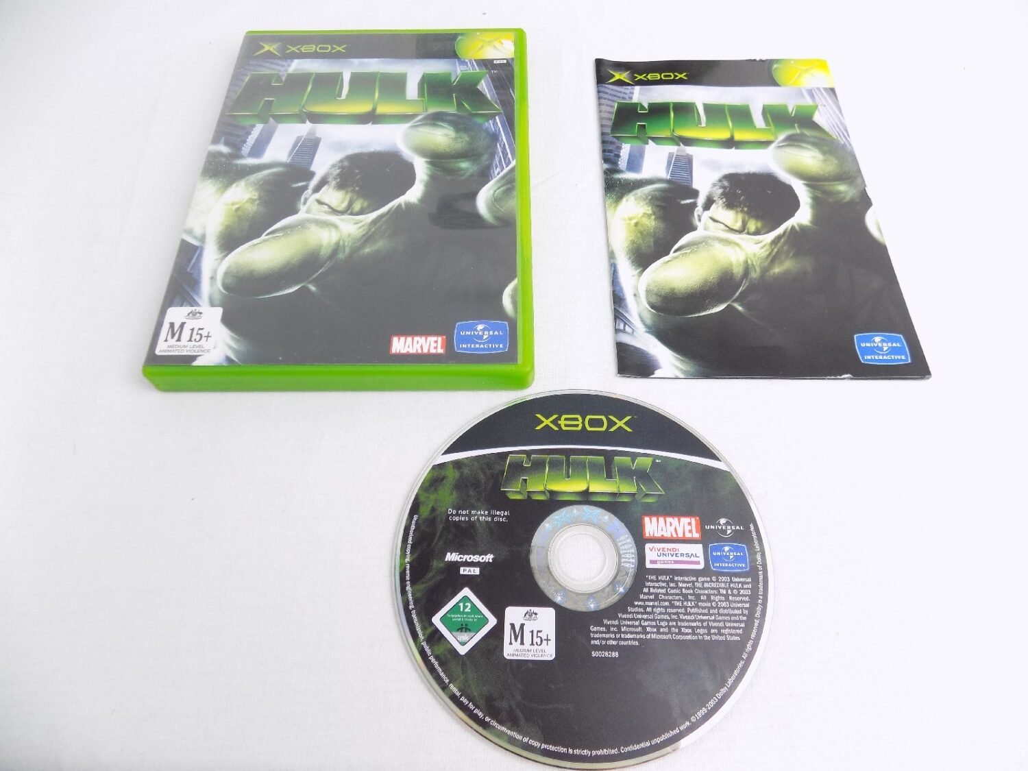 Mint Disc Xbox Original Hulk - Starboard Games
