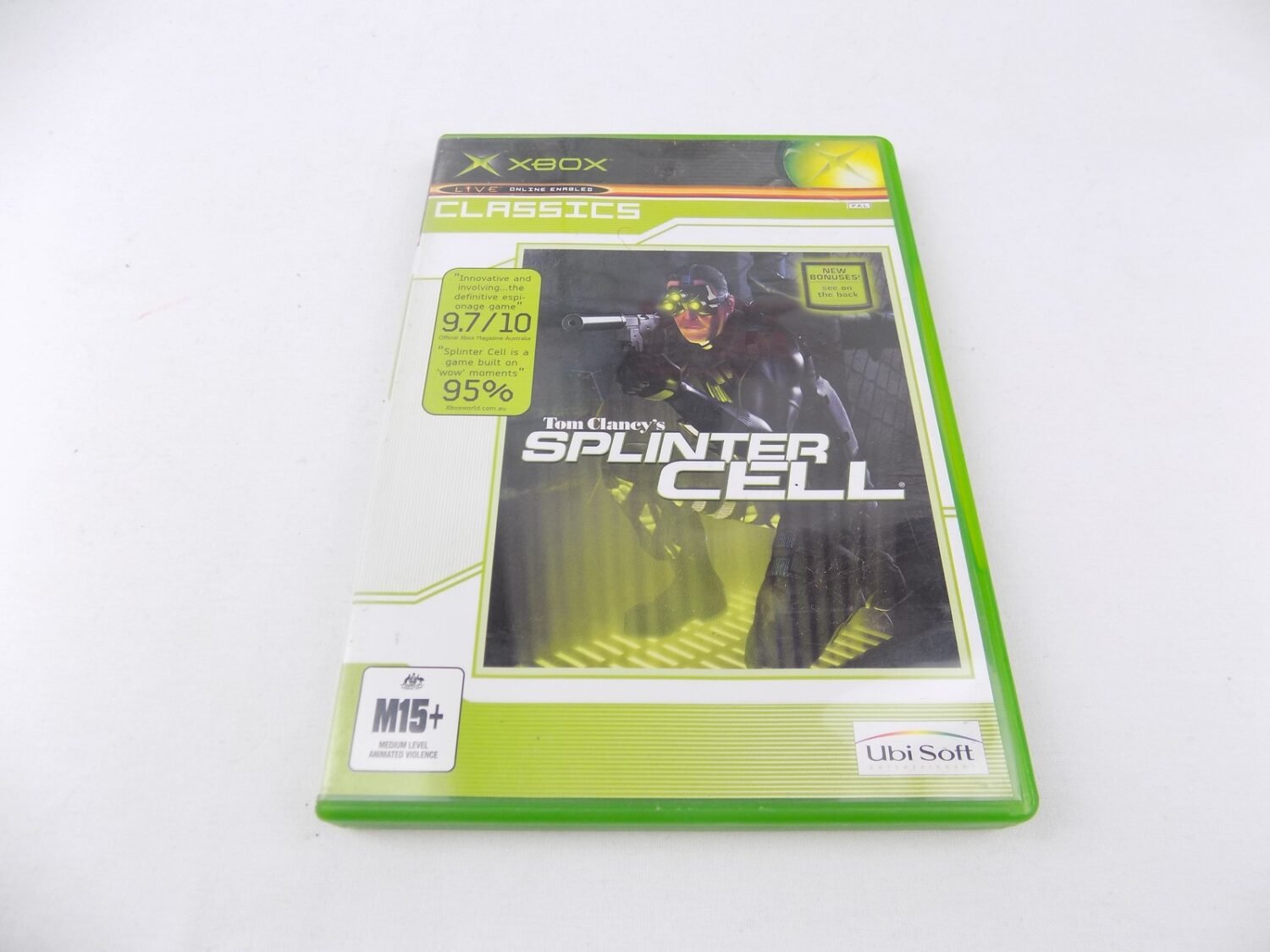 Mint Disc Xbox Original Classics Tom Clancy's Splinter Cell - Classics ...