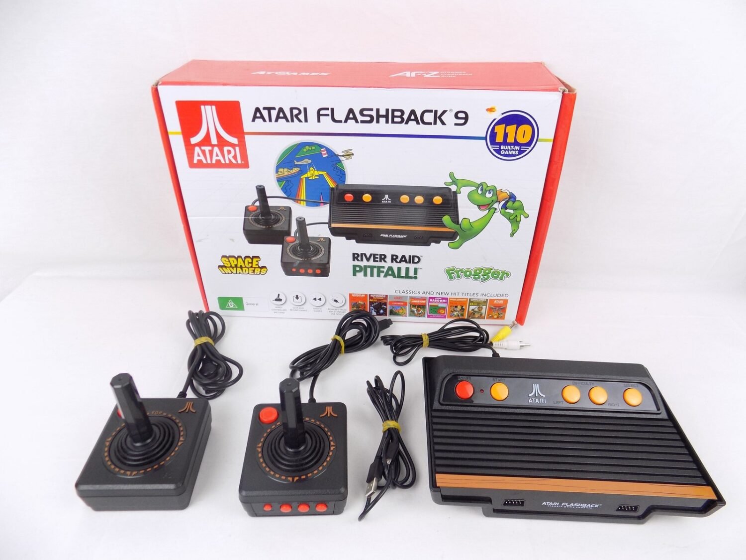 Like New Boxed Atari Flashback 9 - 110 Built in Games Atari MINI 9 ...