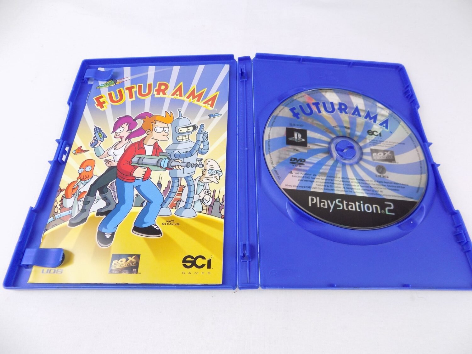 Mint Disc Playstation 2 Ps2 Futurama – Inc Manual - Starboard Games