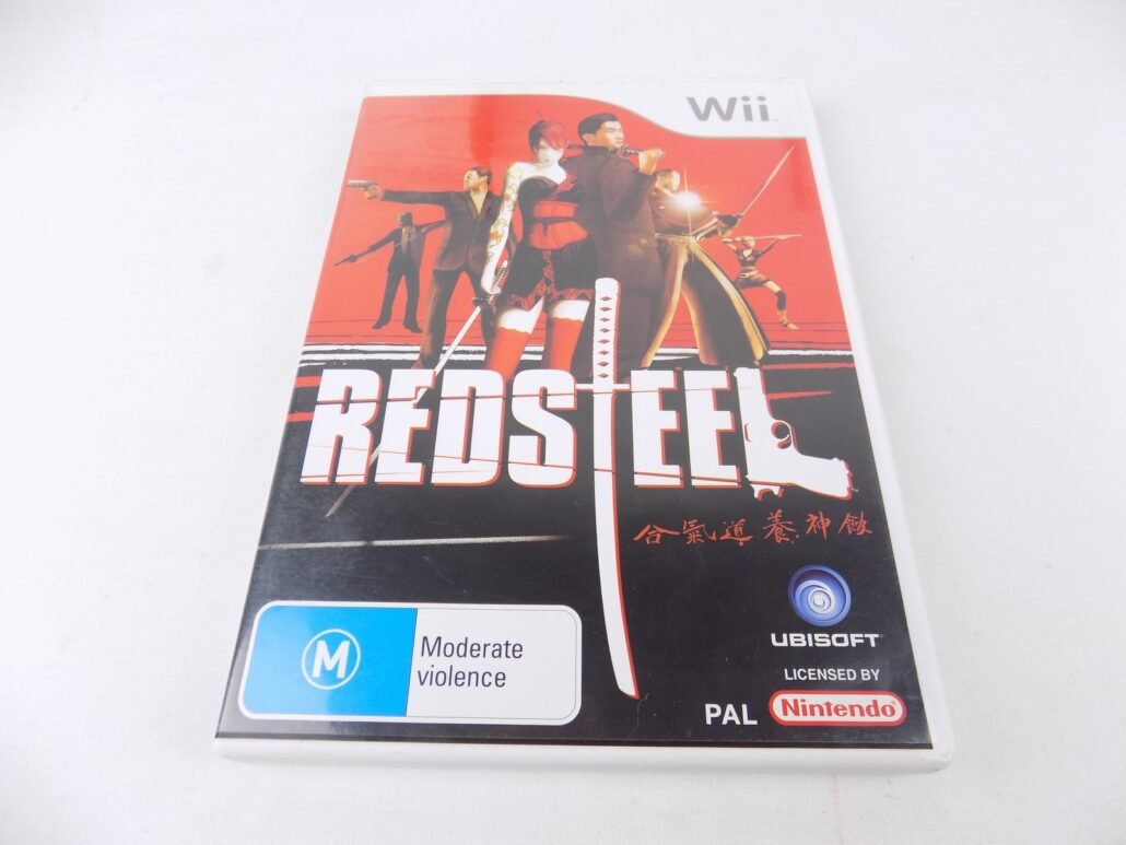 Mint Disc Nintendo Wii Red Steel Wii U Comp. - Inc Manual - Starboard Games