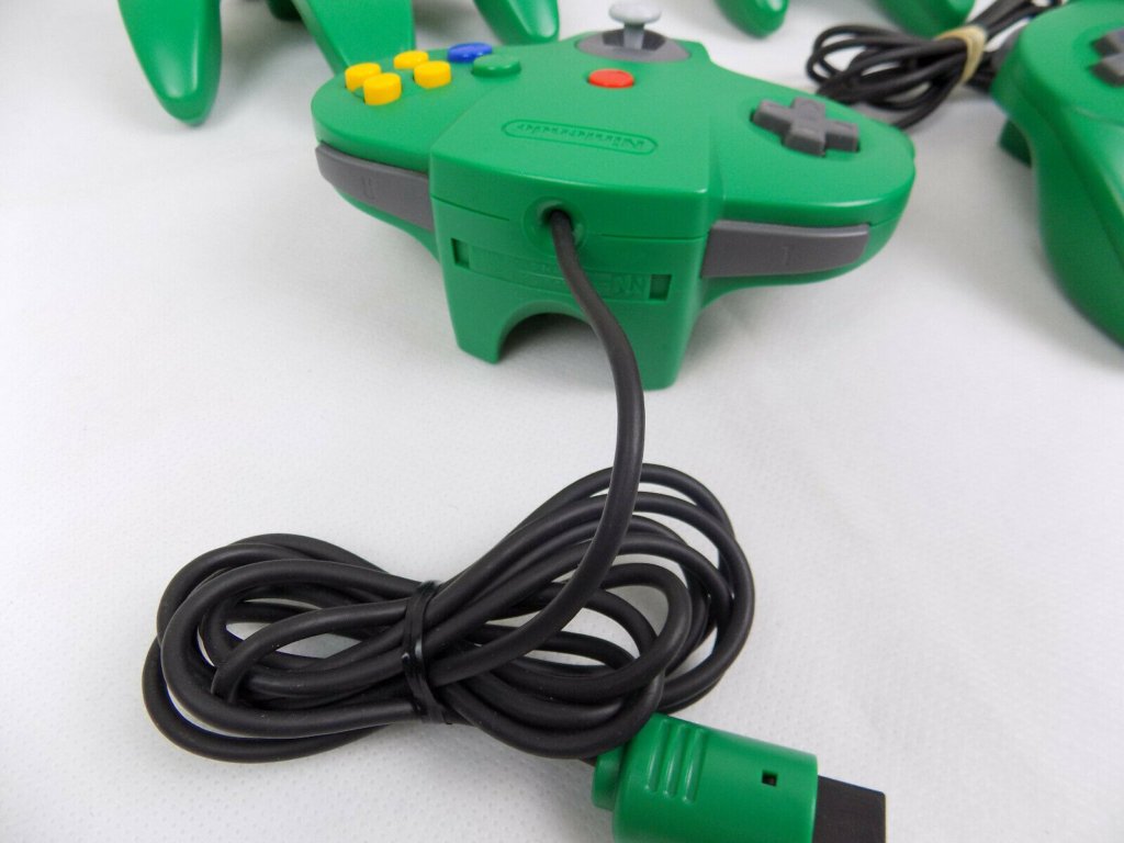 Genuine Nintendo 64 N64 Green Controller – 9/10 Joystick – TESTED ...