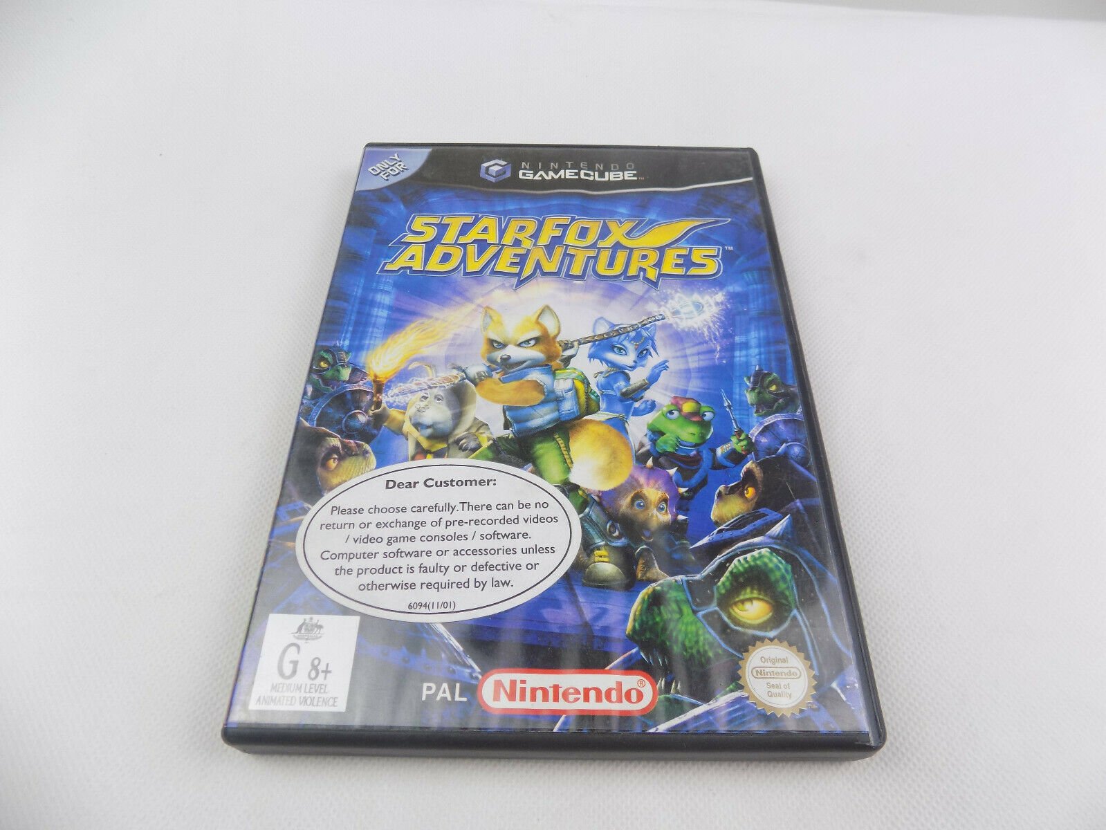 Mint Disc Nintendo Gamecube Starfox Adventures - No Manual - Starboard ...
