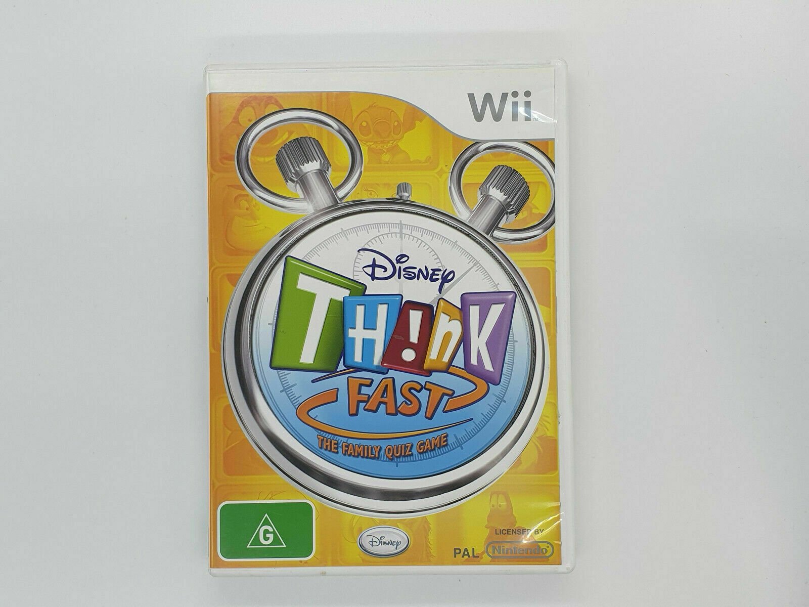 Mint Disc Nintendo Wii Disney Think Fast Complete Wii U Comp. - Inc ...