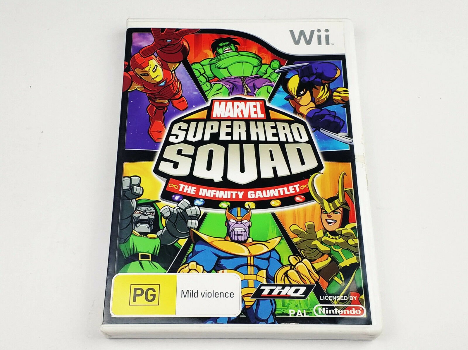 Mint Disc Nintendo Wii Marvel Superhero Squad: The Infinity Gauntlet ...