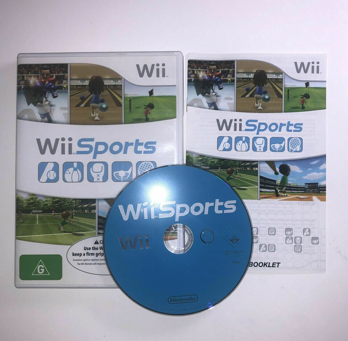 Mint Disc Nintendo Wii Sports Wii U Comp. - Inc Manual - Starboard Games