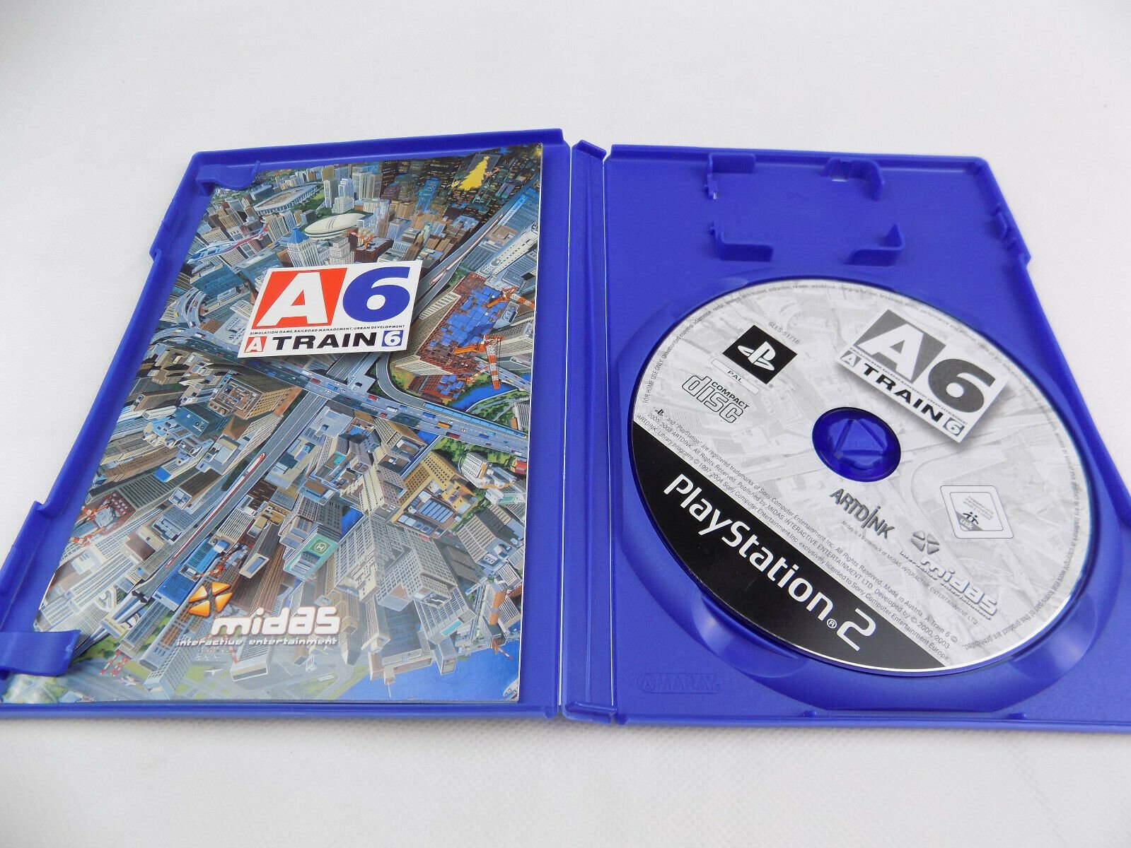 Mint Disc Playstation 2 Ps2 A Train 6 - Inc Manual - Starboard Games