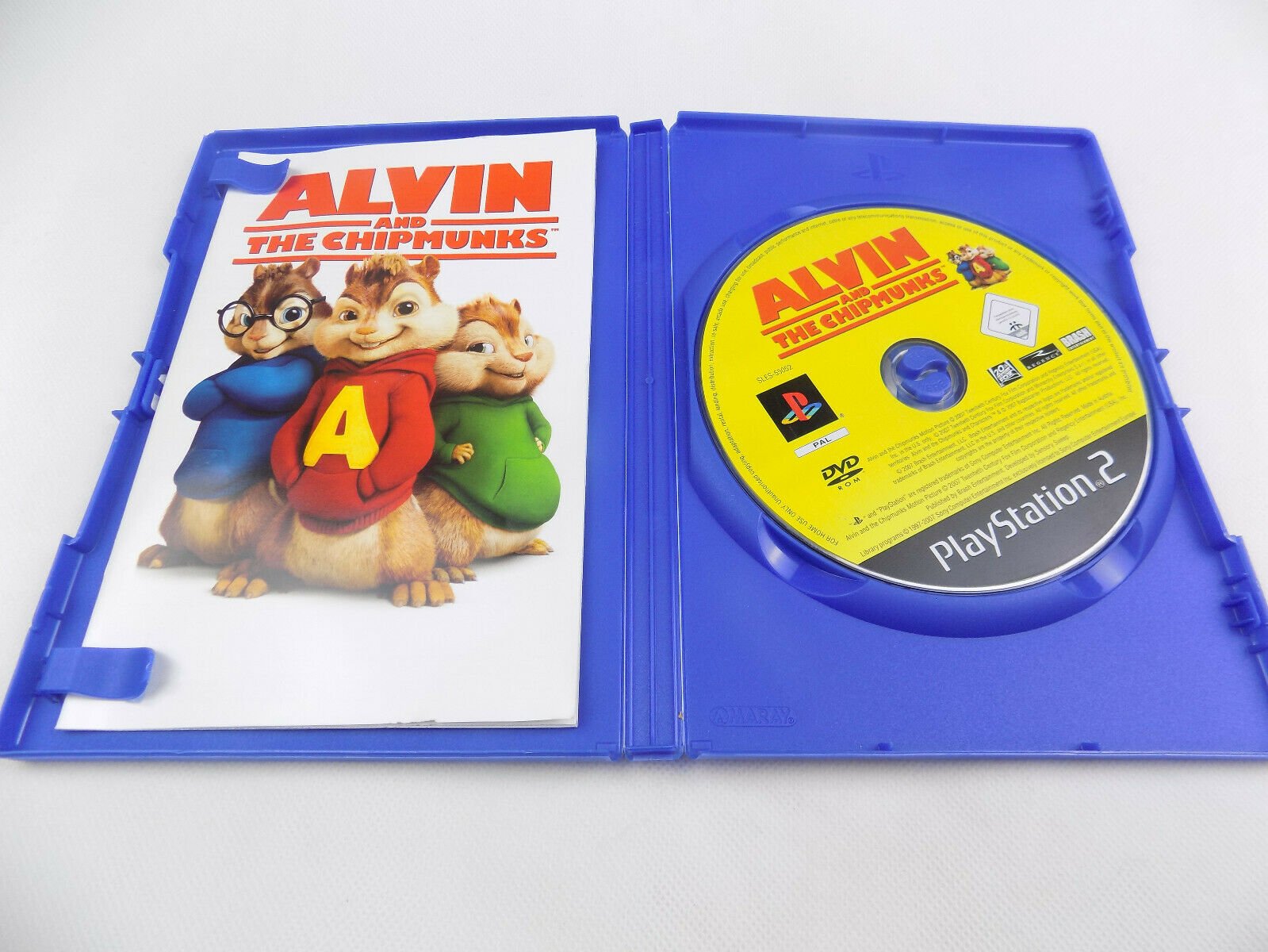 Mint Disc Playstation 2 Ps2 Alvin and the Chipmunks - Inc Manual - Starboard Games