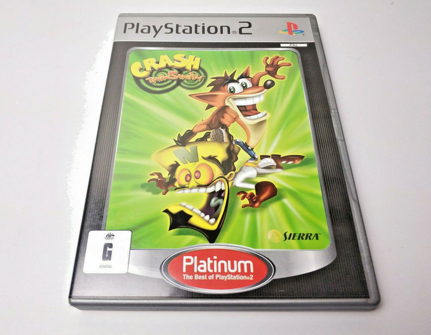 Mint Disc Playstation 2 Ps2 Platinum Crash Twinsanity – Inc Manual ...