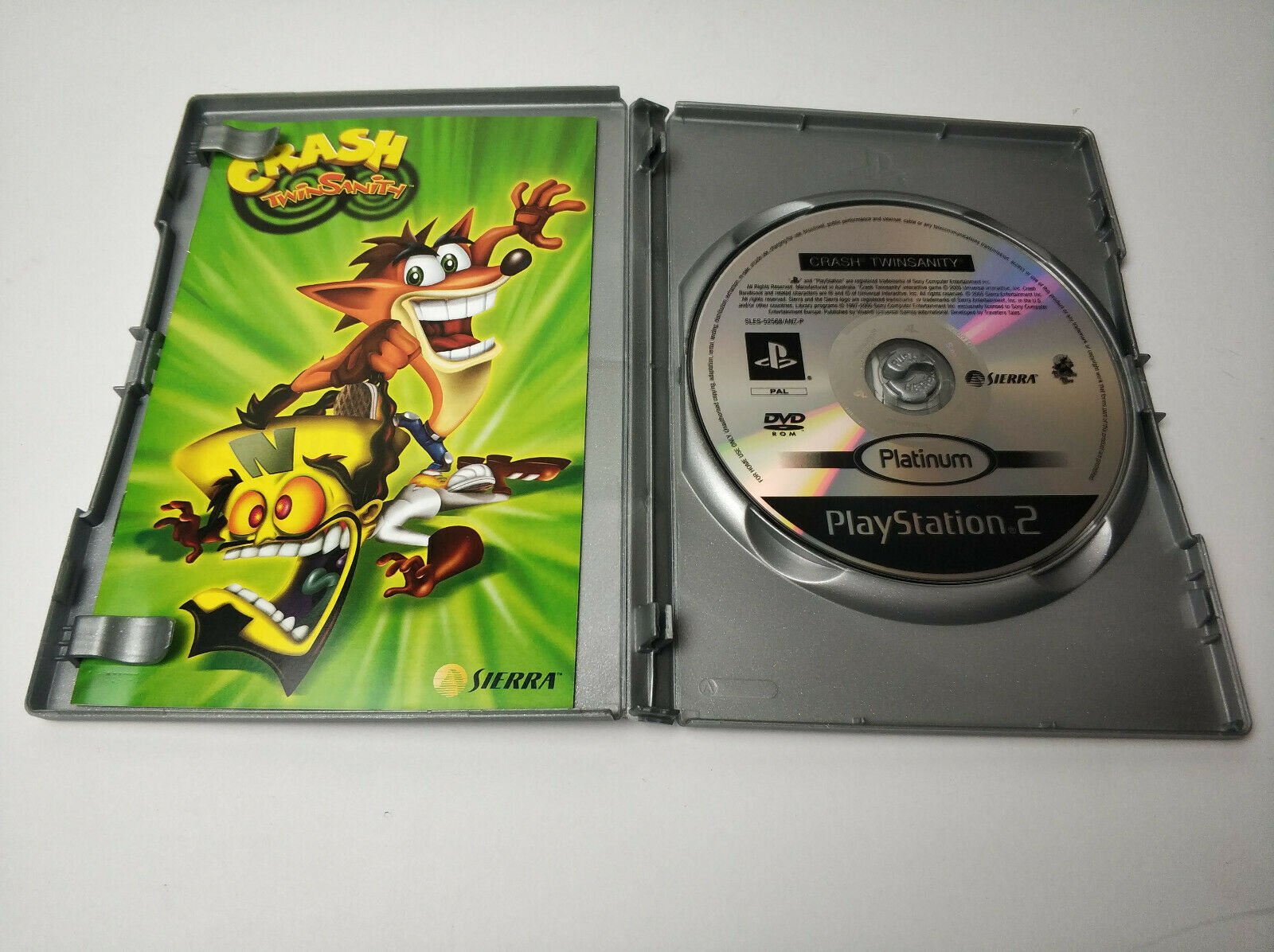 Mint Disc Playstation 2 Ps2 Platinum Crash Twinsanity – Inc Manual ...