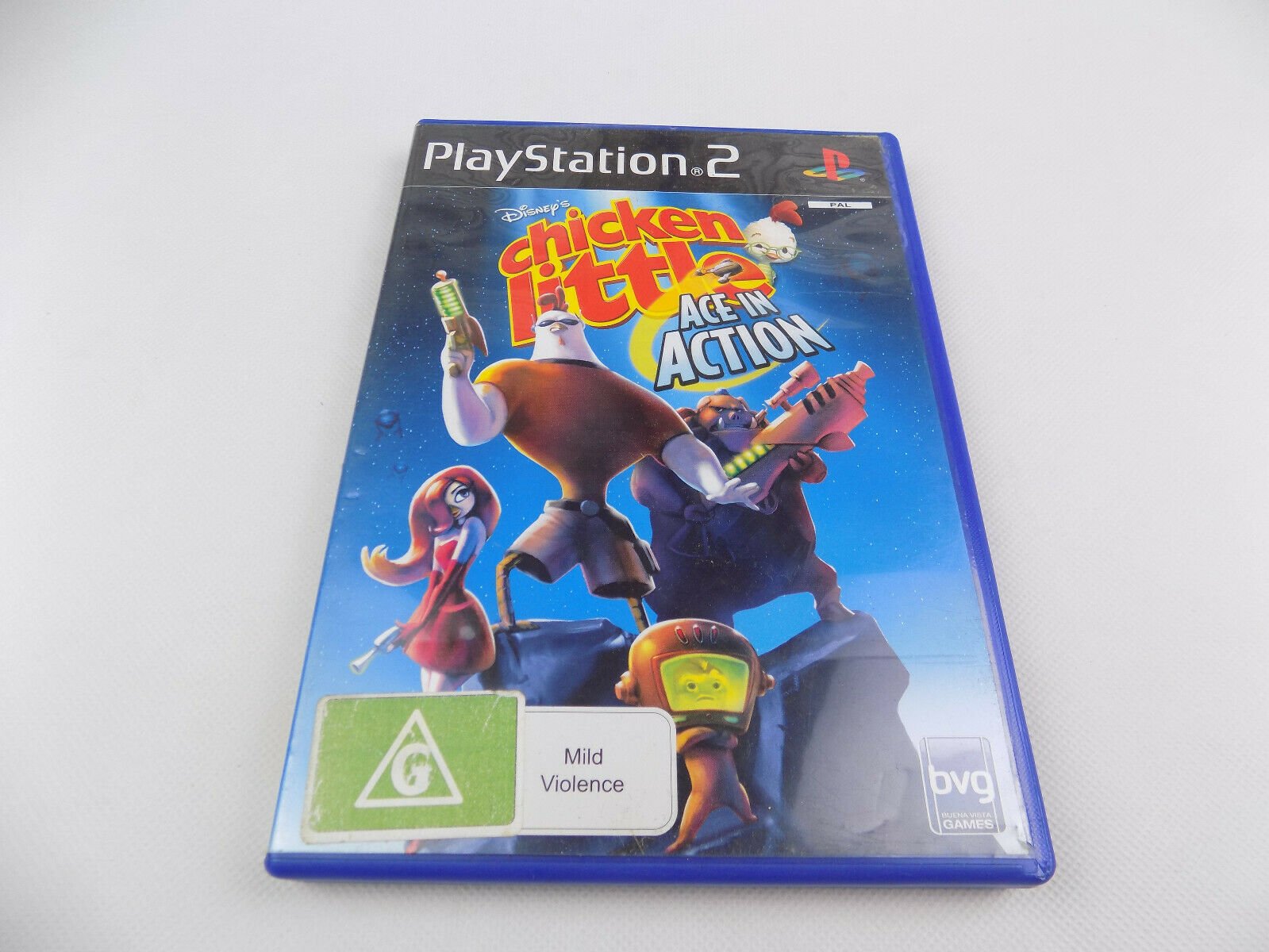 Mint Disc Playstation 2 Ps2 Disney's Chicken Little Ace in Action - Inc ...