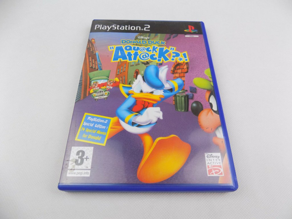 Mint Disc Playstation 2 Ps2 Disney’s Donald Duck Quack Attack – Inc ...